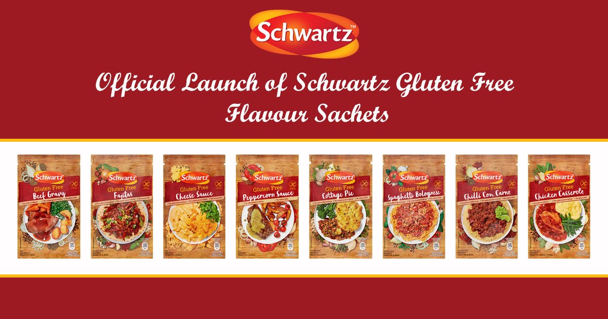 Official Launch of Schwartz Gluten Free Flavour Sachets - Coeliac Sanctuary